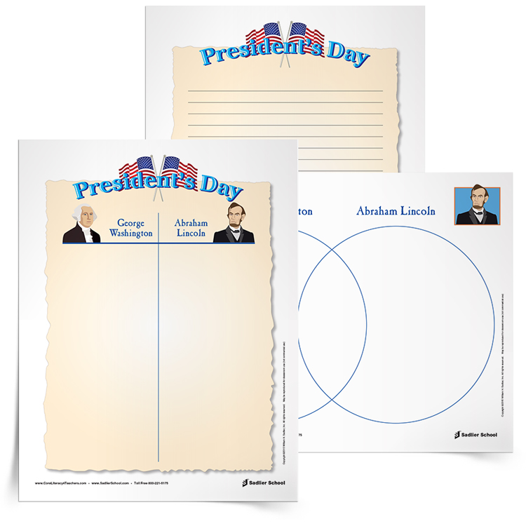 Free Presidents' Day Worksheets for Comparing and Contrasting Texts ...