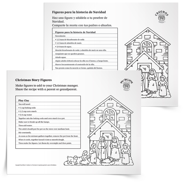 Christmas Story Figures Activity for Families