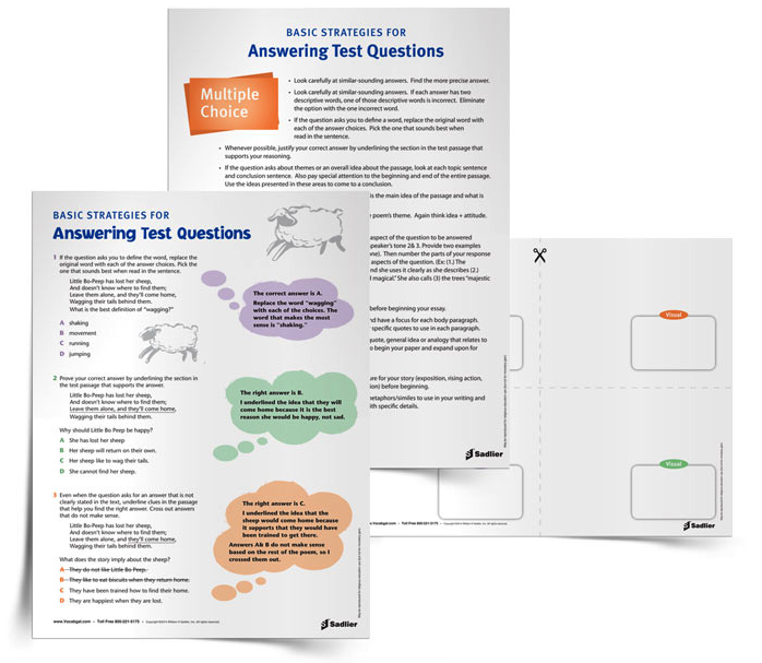 What's In Your Test-Taking Strategies Toolkit? 5 Printables to Help ...