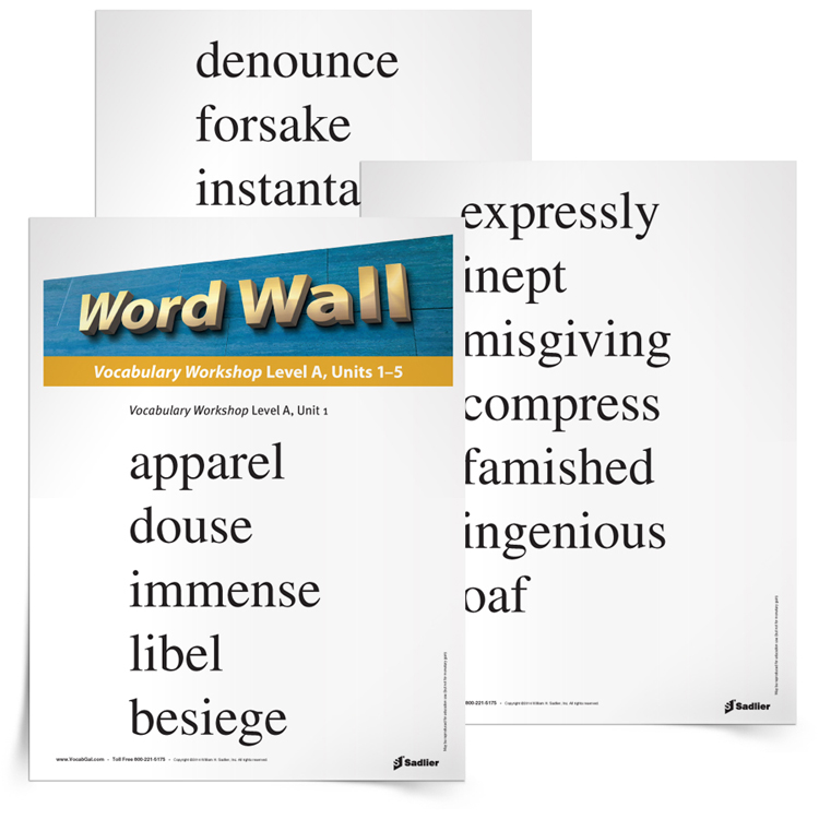 Vocabulary Strategies: Vocab Workshop Word Walls, Grades 1–6