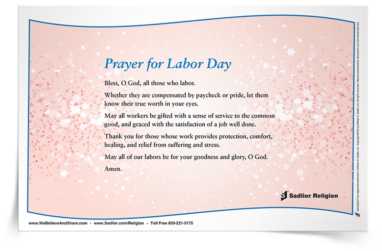 Labor Day Reflections: Work and Christian Spirituality