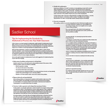 Establishing Routines in the Math Classroom Using Marker Board ...