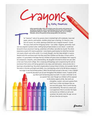 “Crayons:” An Article for Parents