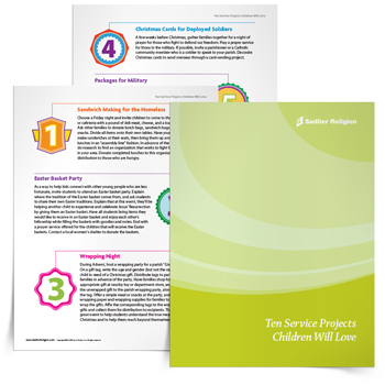 Religious Education eBook: 10 Service Projects Kids Will Love