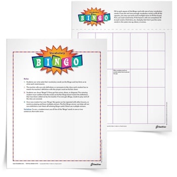 3rd Grade Vocabulary Worksheets, Games, and Resources