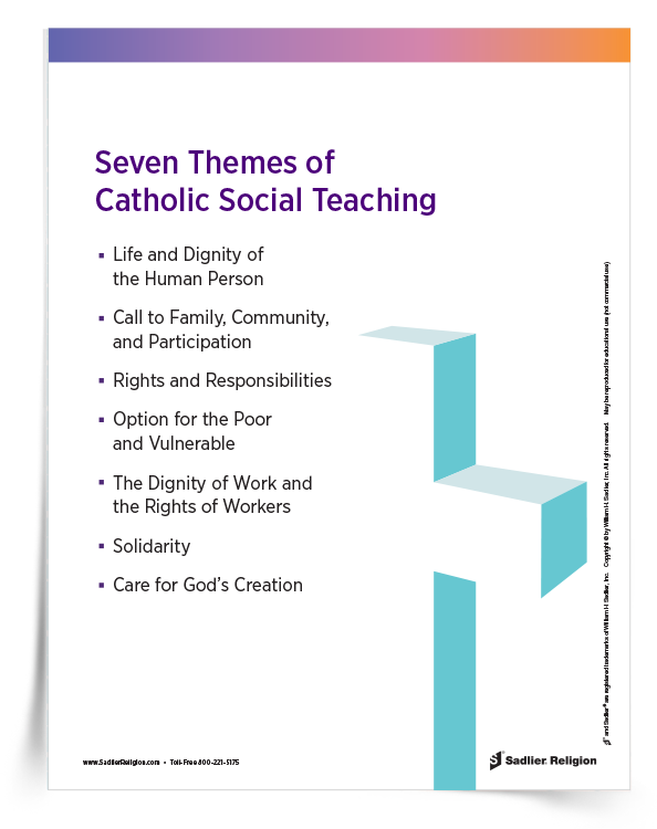 Seven Themes of Catholic Social Teaching Resources