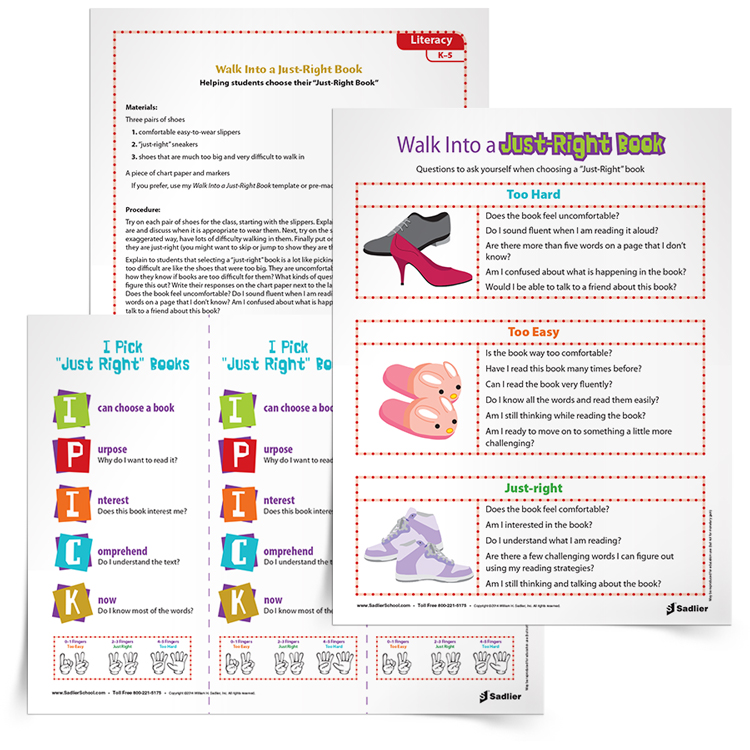 Teaching Students How To Choose A Just-Right Book