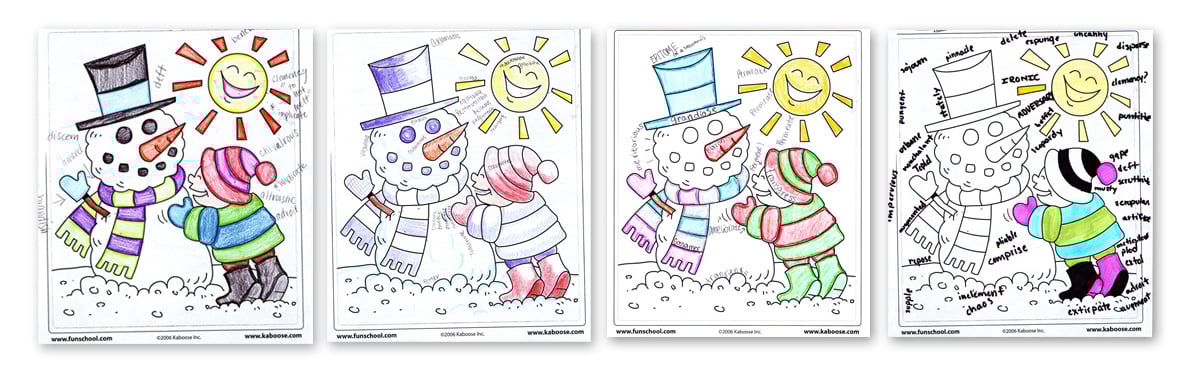 Color Your Vocabulary Activity, Grades 1–12