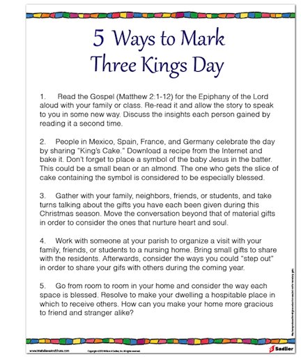 5 Ways to Mark Three Kings Day