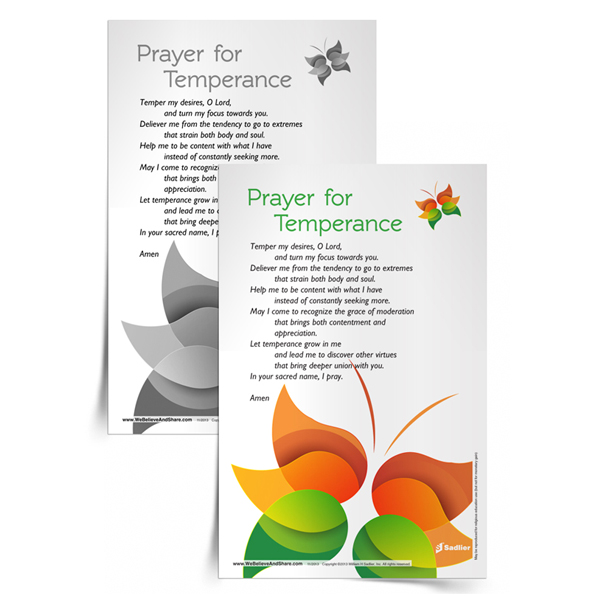 Catholic Virtues Series: The Benefits of Temperance