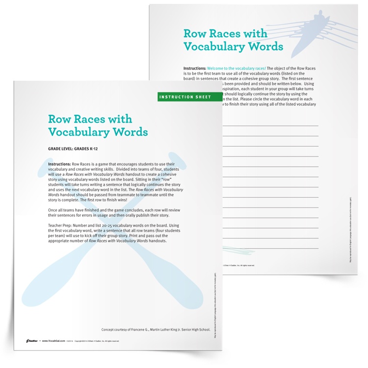 17 Printable Vocabulary-Building Games