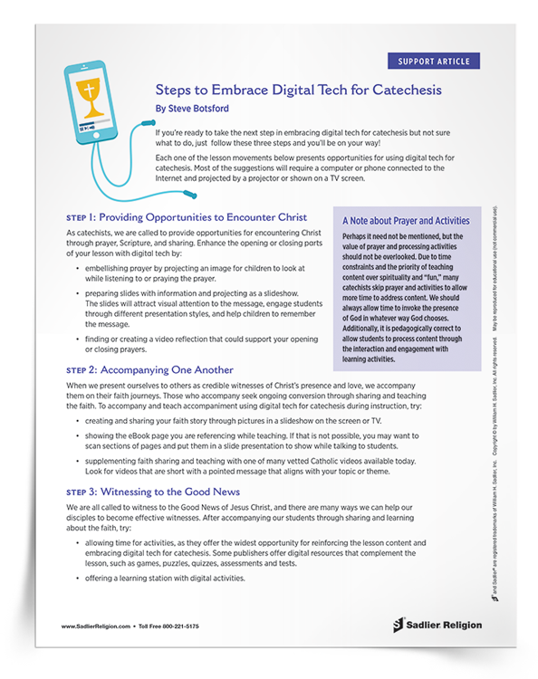 Embracing Digital Catechesis In Catholic Faith Formation