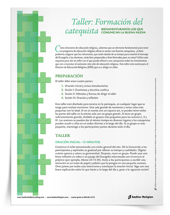 Getting Started with a New Year of Catholic Religious Education