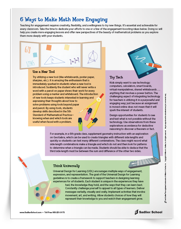6 Ways To Make Math More Engaging