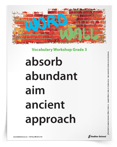 Vocabulary Practice: The Writing on the Classroom Walls