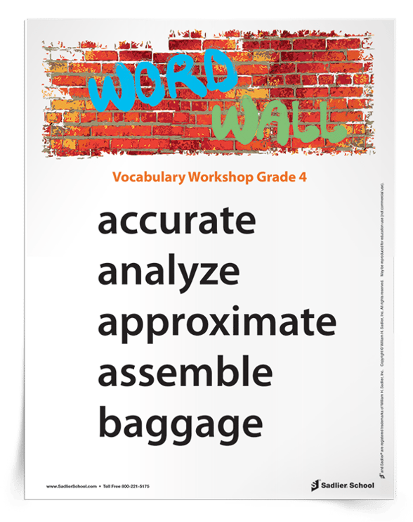 Vocabulary Practice: The Writing on the Classroom Walls