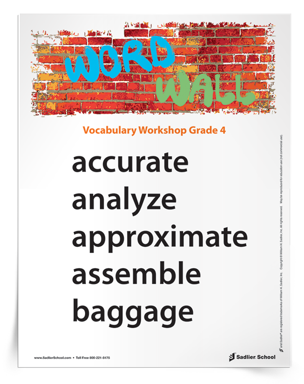 Vocabulary Practice: The Writing on the Classroom Walls