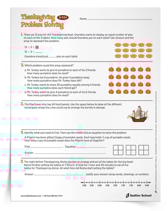 Free Math Presidents' Day Activity for Grades 2–6