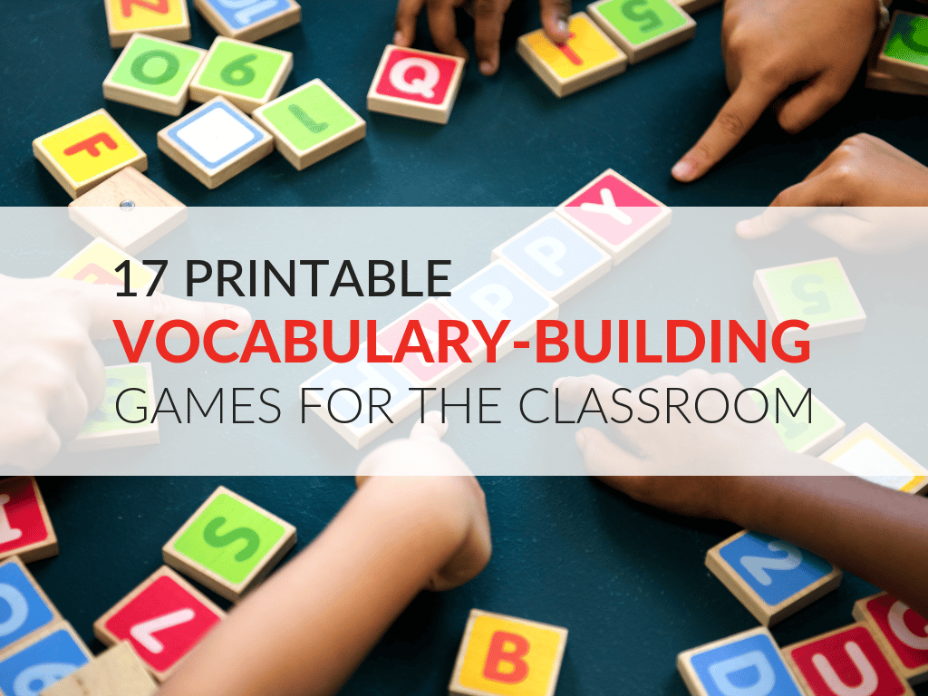 17 Printable Vocabulary Building Games 17 Printable Vocabulary Building Games