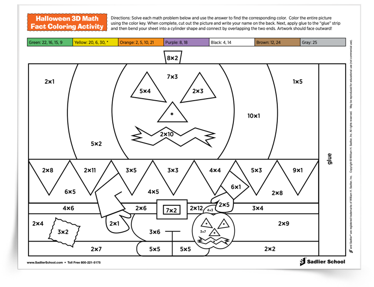 Free Math Presidents' Day Activity for Grades 2–6