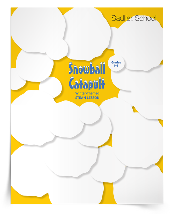 FREE Printable STEAM Lessons: Snowball Catapult