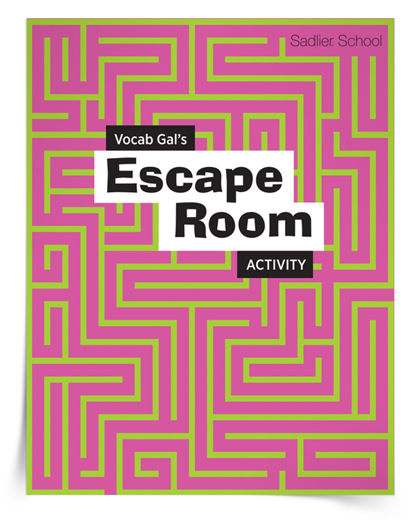 Vocab Gal's Classroom Escape Room [Free Printable Activity]