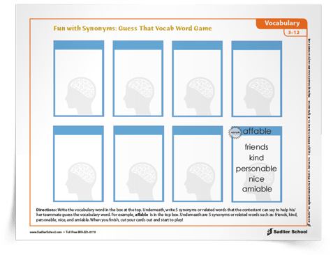 Fun Vocabulary Activities for End of the School Year