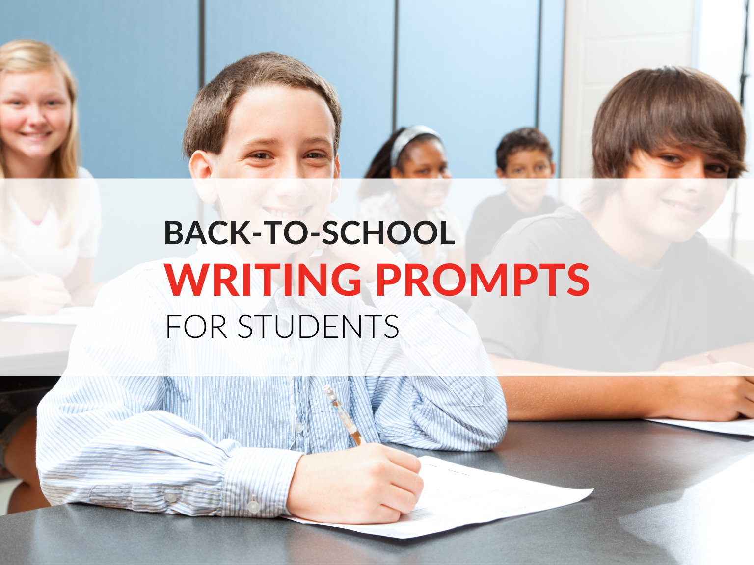 Back-to-School Writing Prompts to Kick Off the Year [Includes Printable ...