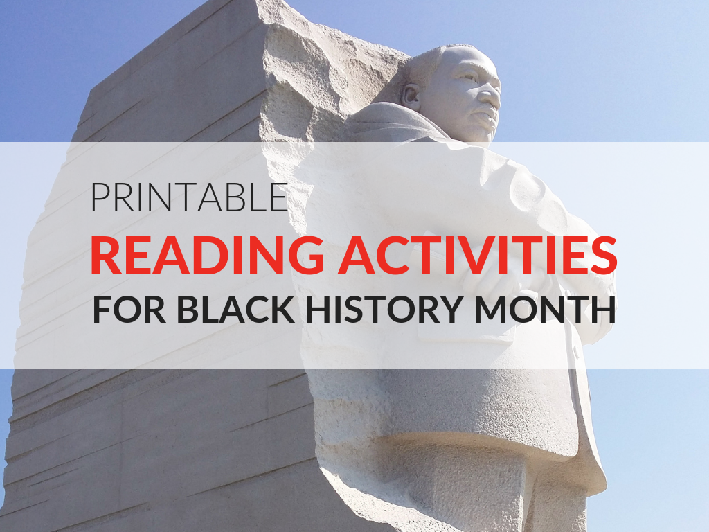 Printable Reading Activities for Black History Month