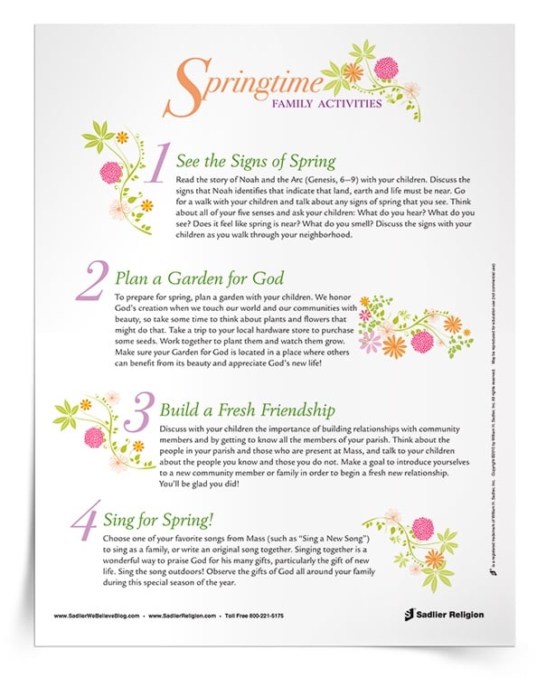 11 Care for God’s Creation Printables for Catholics to Use at Home