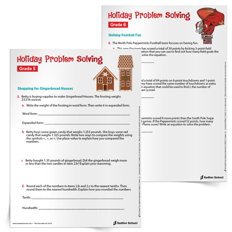 Free PDF Holiday Math Worksheets for K–6 (Winter & Christmas)