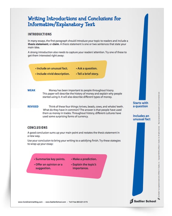 Informative/Explanatory Writing in the Classroom, Grades 3–12