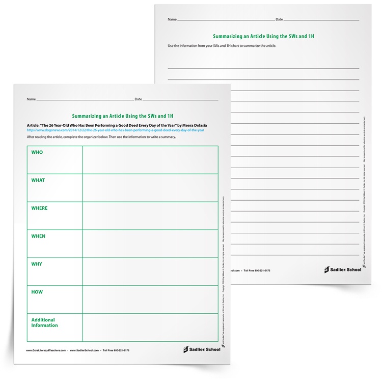 Teaching Students to Summarize