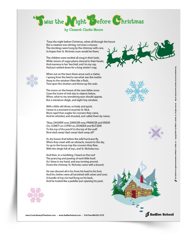 Winter Holiday Close Reading Lesson Plan, Grades 3–8
