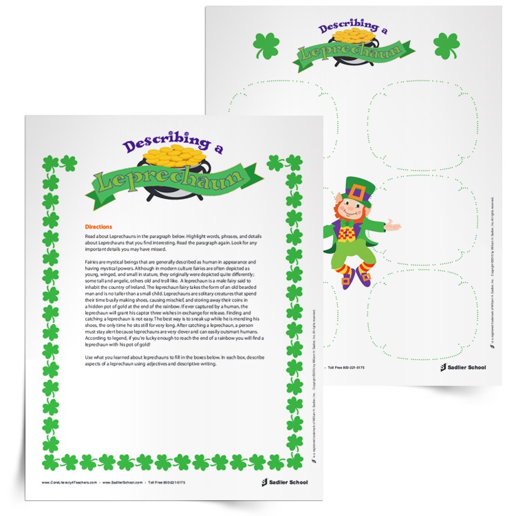 Leprechaun Activities to Improve Students' Writing, Grades 1–5