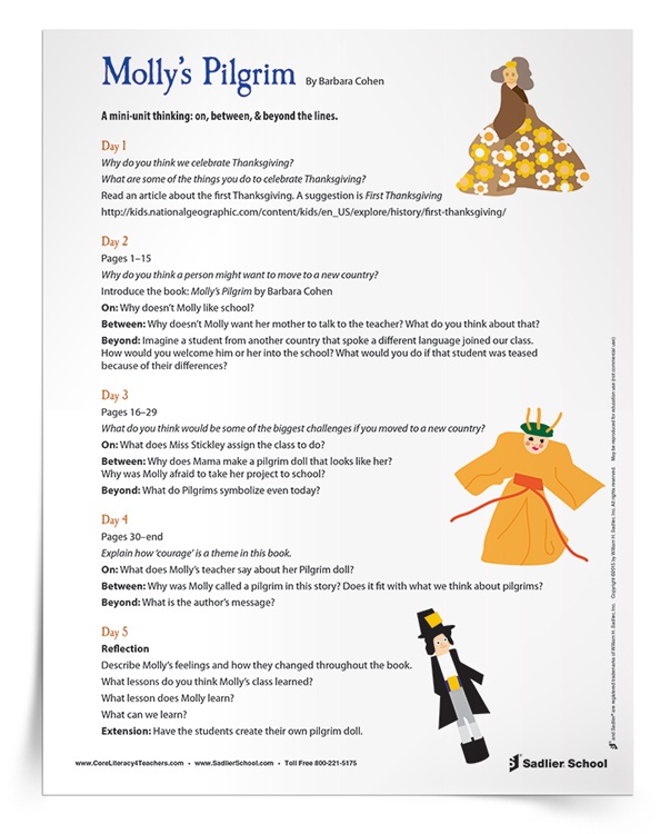 Thanksgiving Reading Comprehension Worksheets for Grades 1–5 [PDF ...
