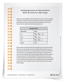 Choosing a Scale for a Bar Graph With Non-Unit Scales