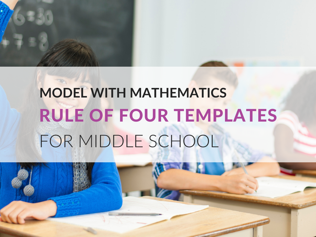 Using the Rule of Four Template to Help Middle School Students Model ...