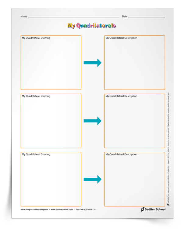 3 Quadrilateral Activities to Learn the Names of Quadrilaterals
