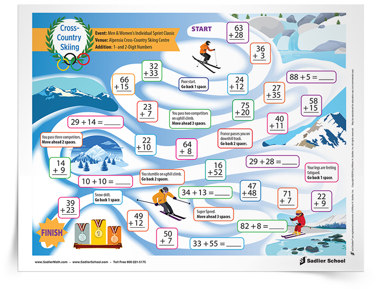 Winter Olympic Math Activities for Elementary Students