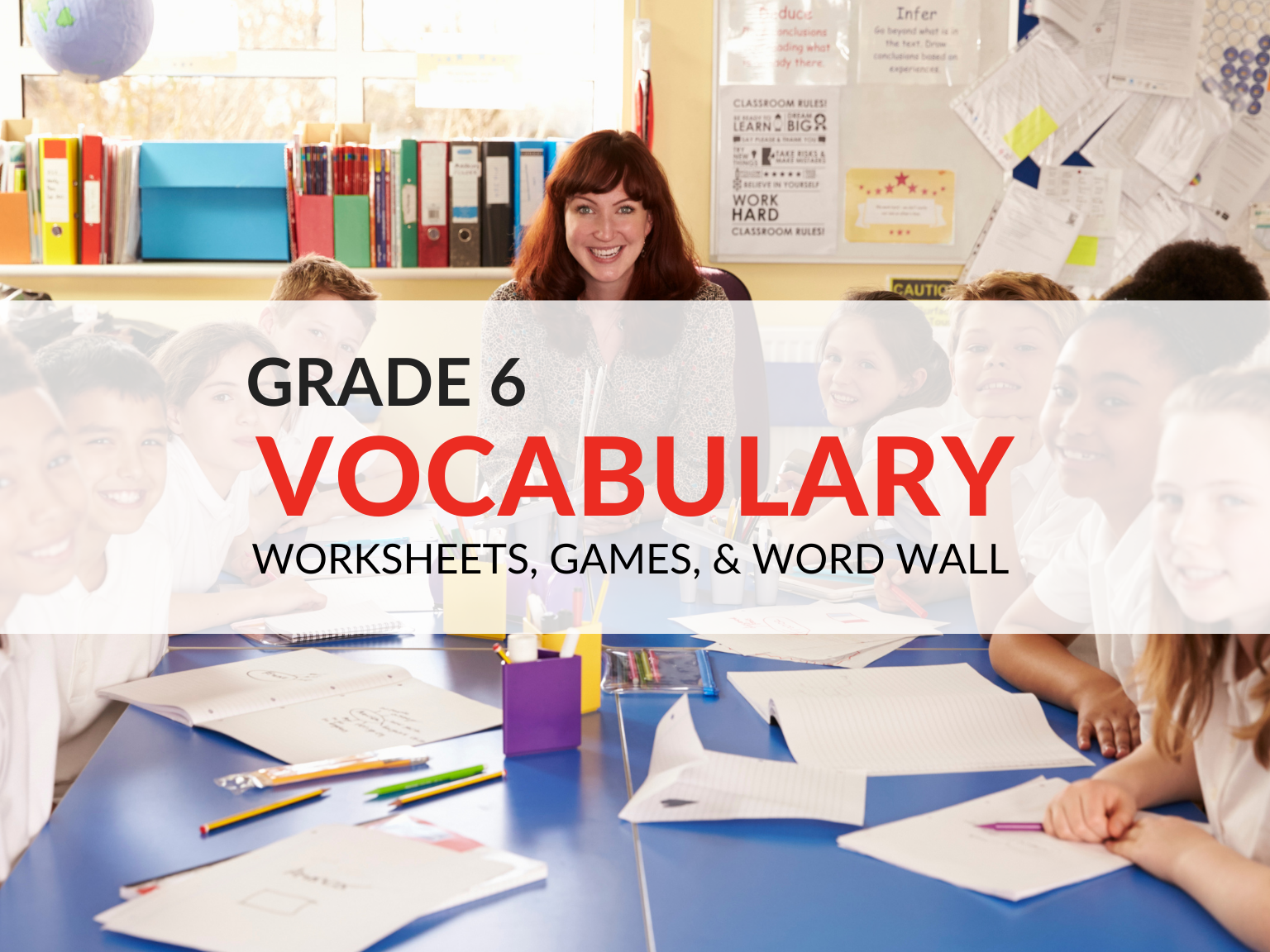 6th Grade Vocabulary Worksheets, Games, and Resources
