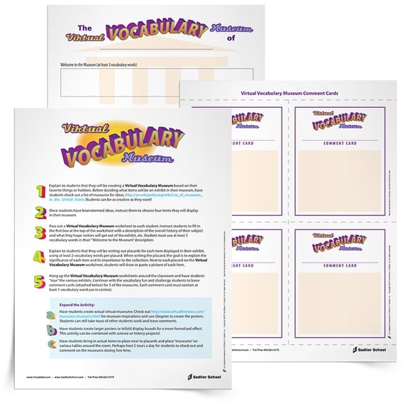 3rd Grade Vocabulary Worksheets, Games, and Resources