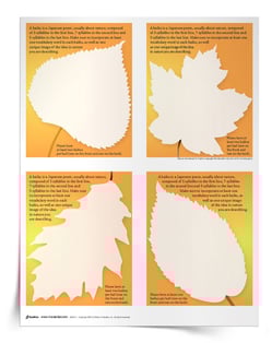 Fall-Inspired Haiku Poetry Worksheet