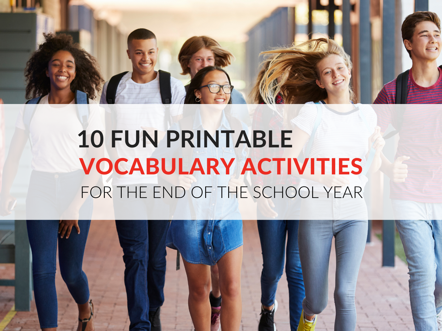 Fun Vocabulary Activities for End of the School Year