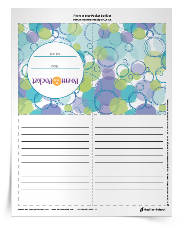 7 Free April National Poetry Month Activities