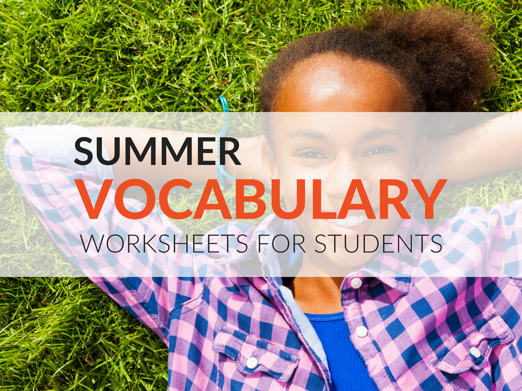7 Fun Summer Vocabulary Worksheets for Students