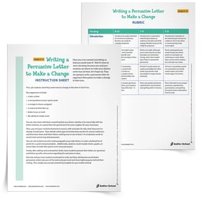 Persuasive Letter Writing Exercises for Grades 2–12