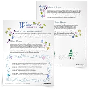 Fun Winter Activities for Catholic Families