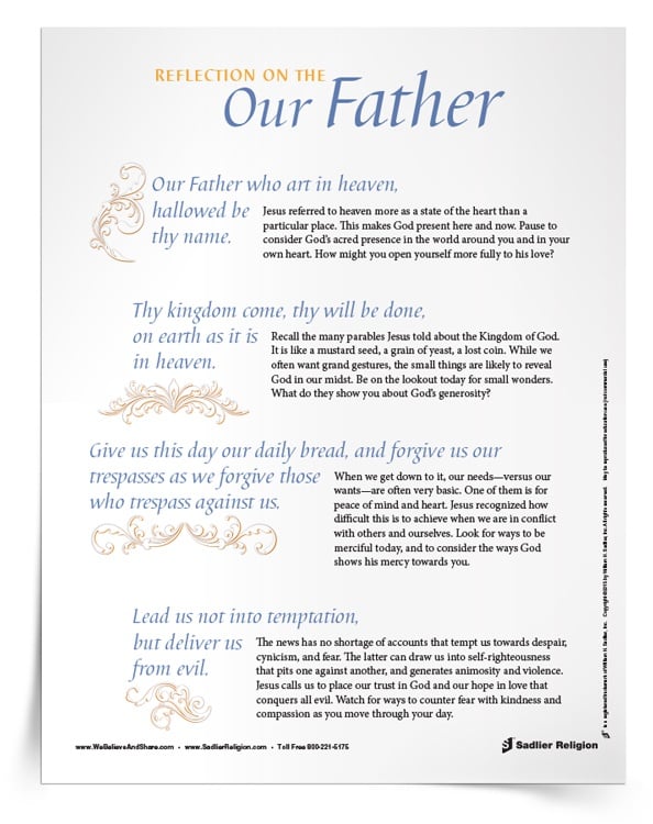 Celebrate Father's Day with a Reflection on the Our Father