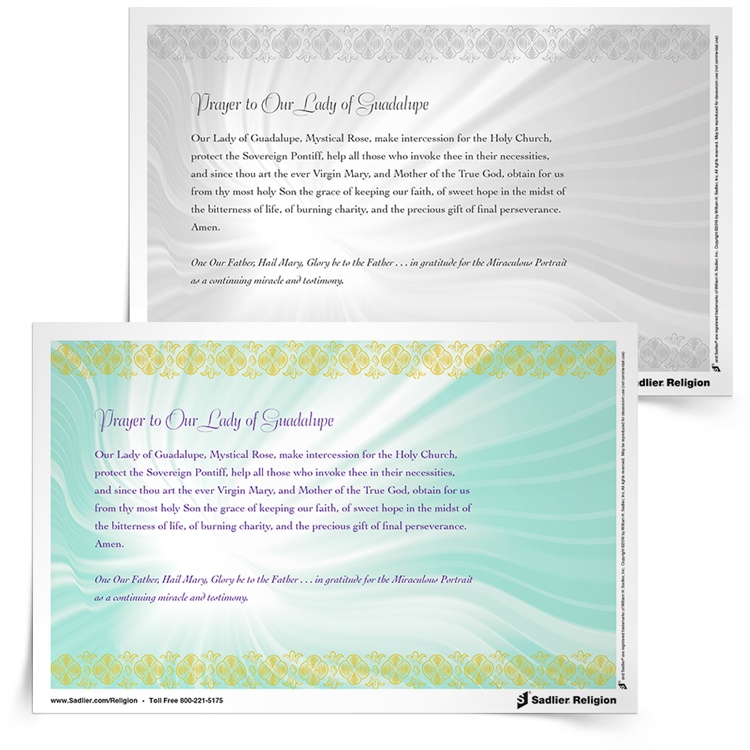 Juan Diego Activity and Our Lady of Guadalupe Lesson